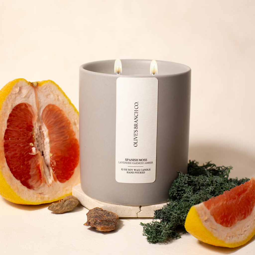 Spanish Moss Scented Candle – Olive's Branch Co.